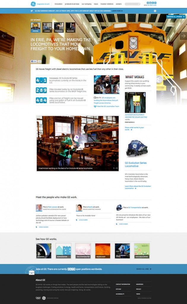 GE, Imagination at Work